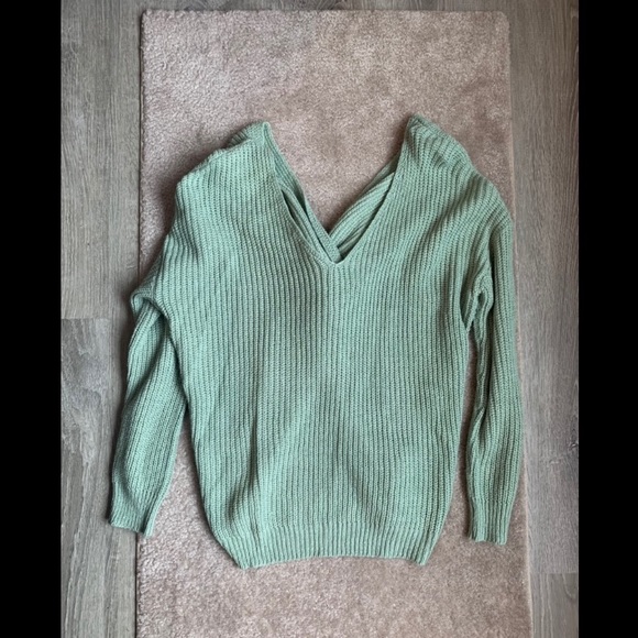 Tops | Mint Green Sweater | Poshmark